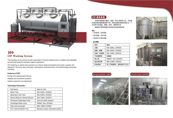 Manual CIP Washing System Acid Tank Alkali Tank