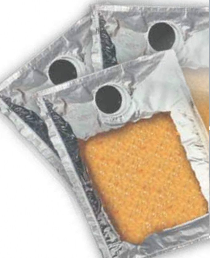 High Standard Barrier Intasept Aseptic Bags Coconut Milk / Water 1 Inch ...