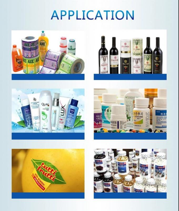 Customized Adhesive Packaging Logo Roll Sticker Labels Printing For Bottles