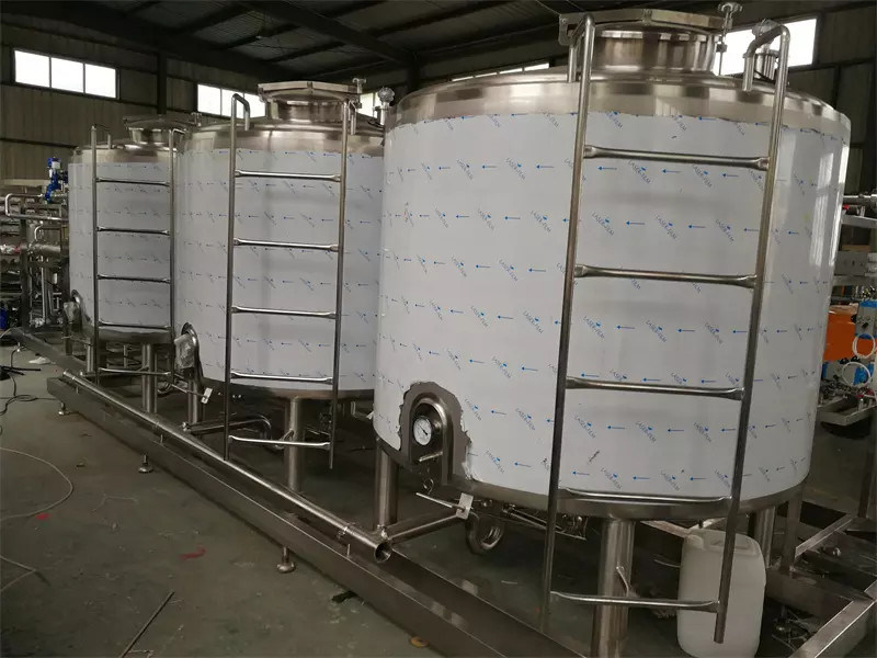 SUS304/316 High Cost Performance Customized Plant Milk Production Plant New Soy/Almond/Oat/Rice ...