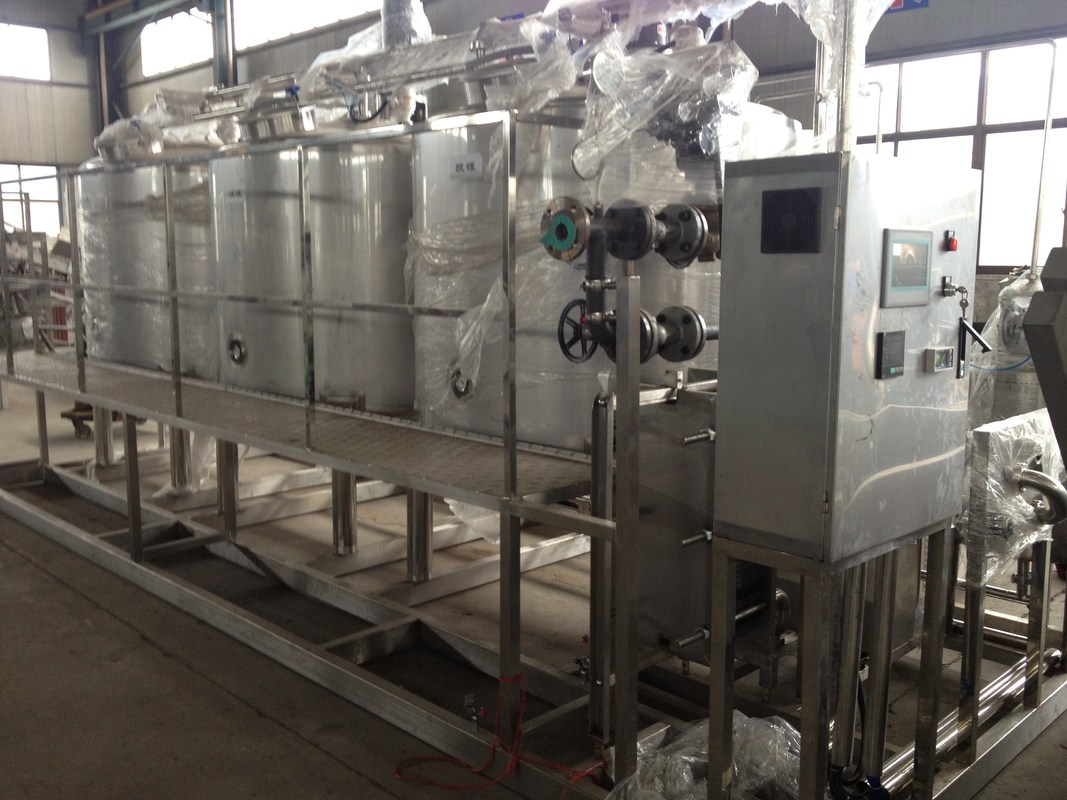 Hot Water CIP Washing System / Automatic Cip System For Tea Drink ...